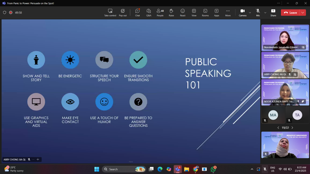Global Classroom UMPSA: Merentas sempadan bersama penceramah jemputan dari Amerika Syarikat ...